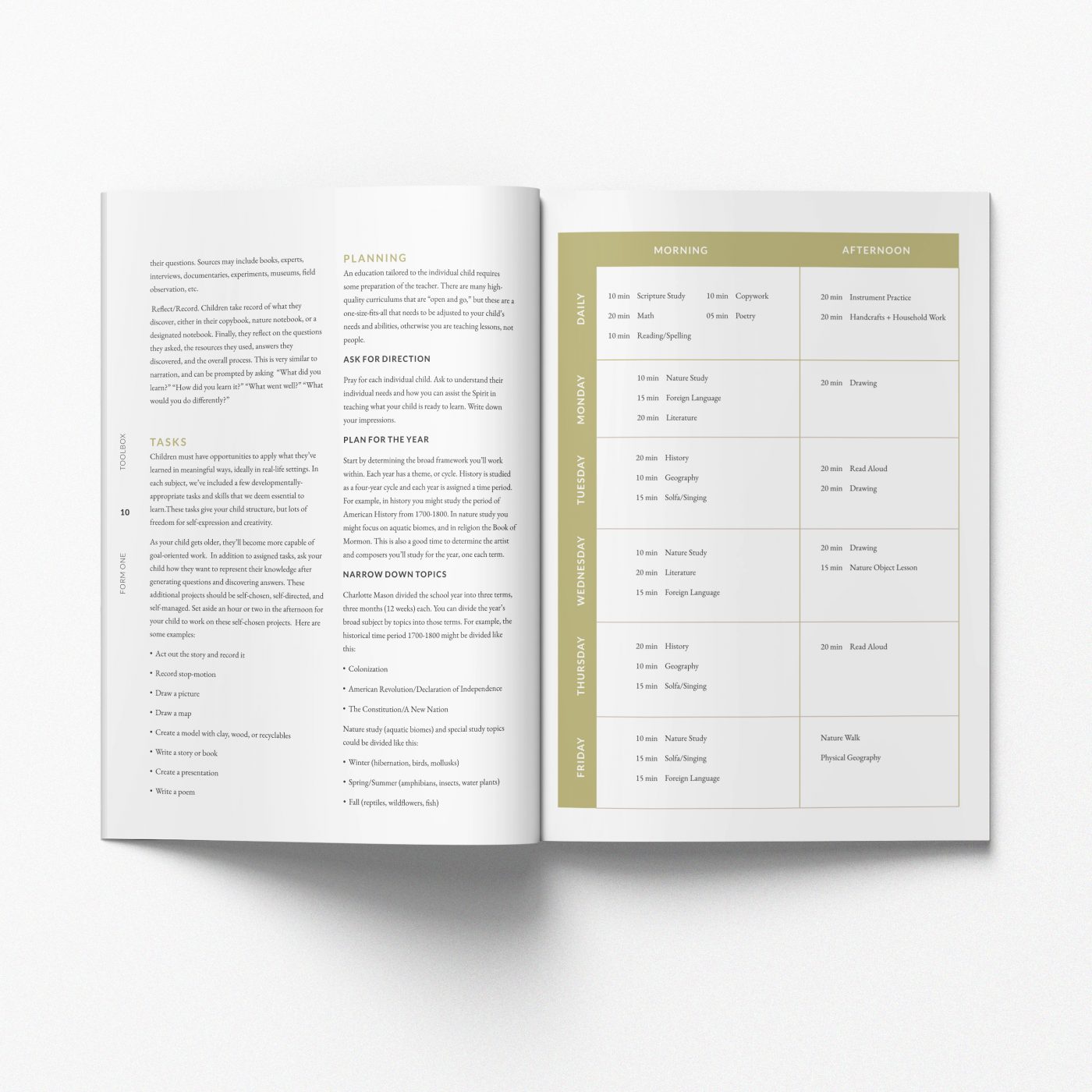 Form One Curriculum Guide – Simple Wonders